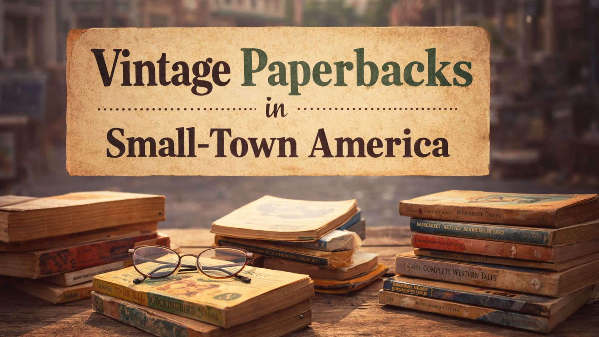 Vintage Paperbacks in Small-Town America - Nostalgia Nook Antiques